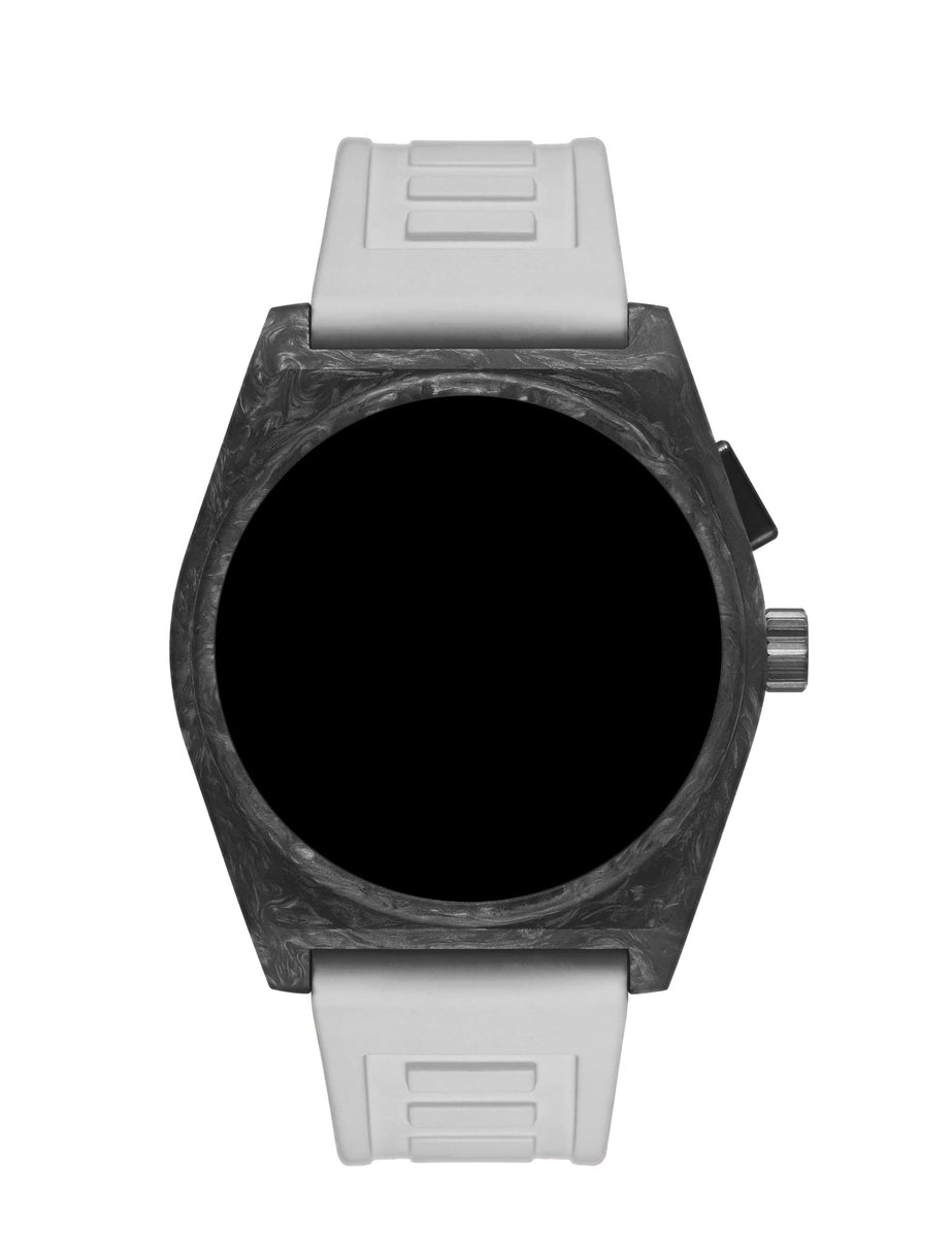 B347 22mm Rubber Strap - Grey – Bamford London
